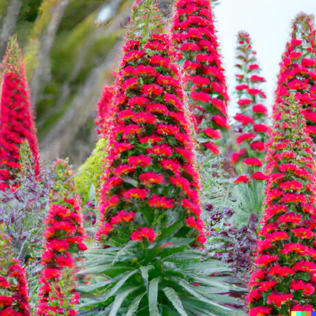 50 US Seeds Tower of Jewels Red Bugloss Echium Wildpretti