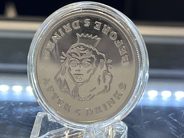 New Rare 1 US Coin Before After 5 Drinks Joke .999 Silver Round 1 Troy ...