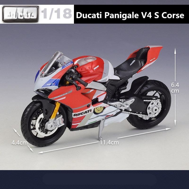 1:18 Ducati Panigale V4 S Corse Motorcycle Simulation Diecast Metal Toy ...