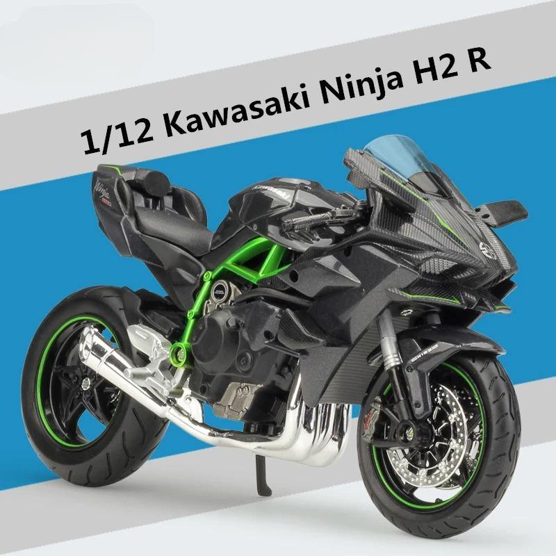Toy 1:12 Kawasaki Ninja H2R Racing Motorcycle Model Simulation Diecast Metal Toy