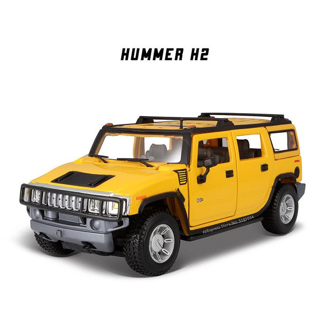 1:18 New Hummer H2 concept alloy car model simulation car decoration ...