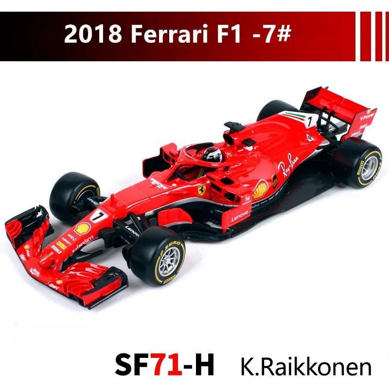 1:18 Ferrari 2018 SF71 7 Alloy F1 Car Model Die casting Simulation ...