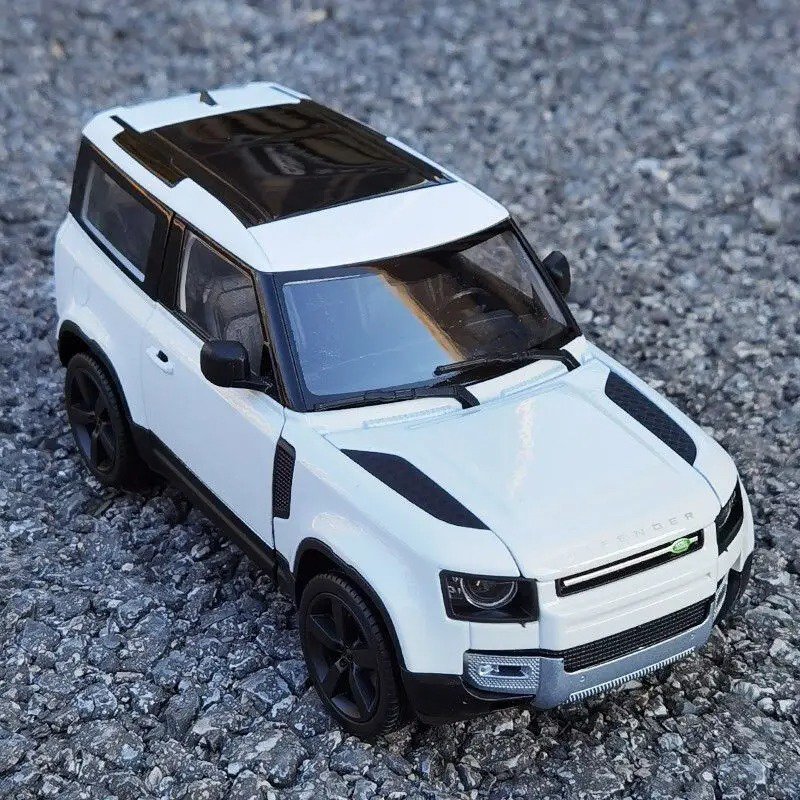 Vehicles Simulation 1:26 2020 Land Rover Defender 90 white Alloy Car ...