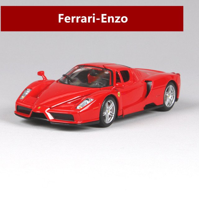 Simulation 1:24 Hot style Ferrari ENZO red Collection Car Model Metal ...