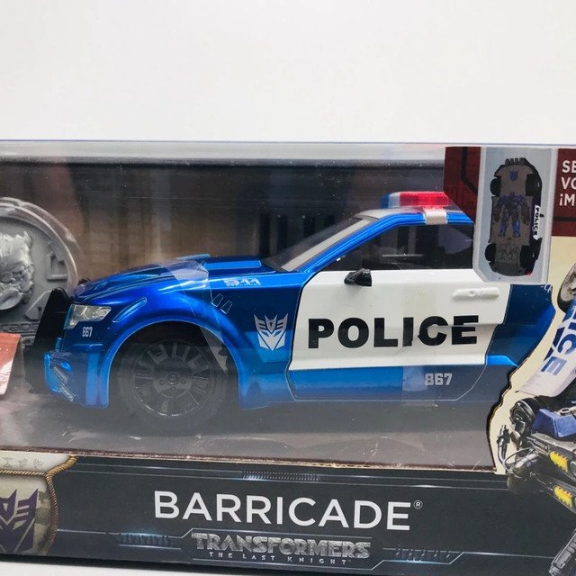 1:24 Transformers Barricade Police Car High Simulation Model Diecast ...