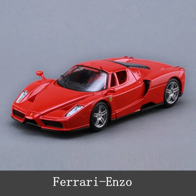 1:24 Ferrari Enzo red car model crafts decoration collection simulation ...