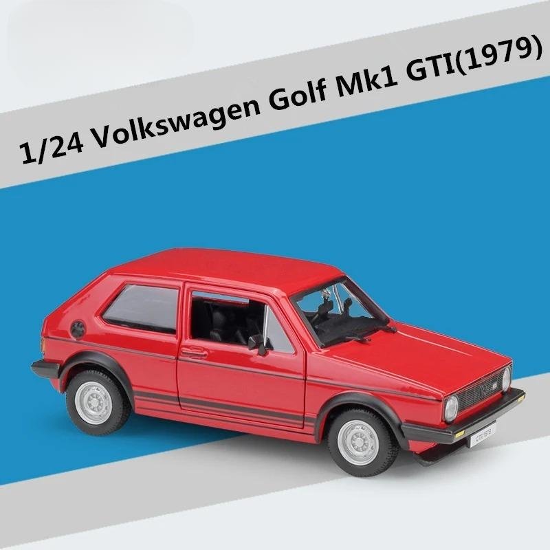 1:24 Volkswagen Golf Mk1 GTI red Car Model Alloy Diecasts Metal Toy ...