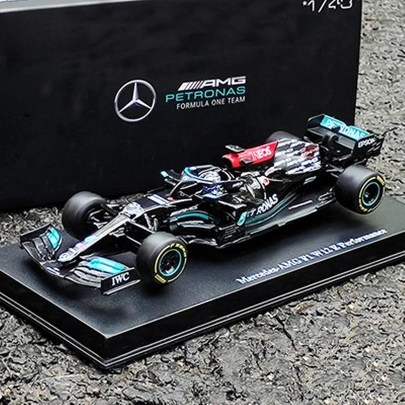 1:43 2021 F1 Formula Mercedes AMG W12E 77 black Car Max Verstappen ...