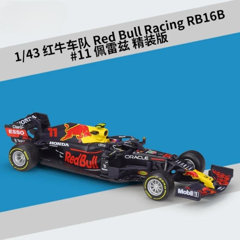 1:43 2021 F1 Formula Red Bull Racing RB16B 11 black Car Max Verstappen ...