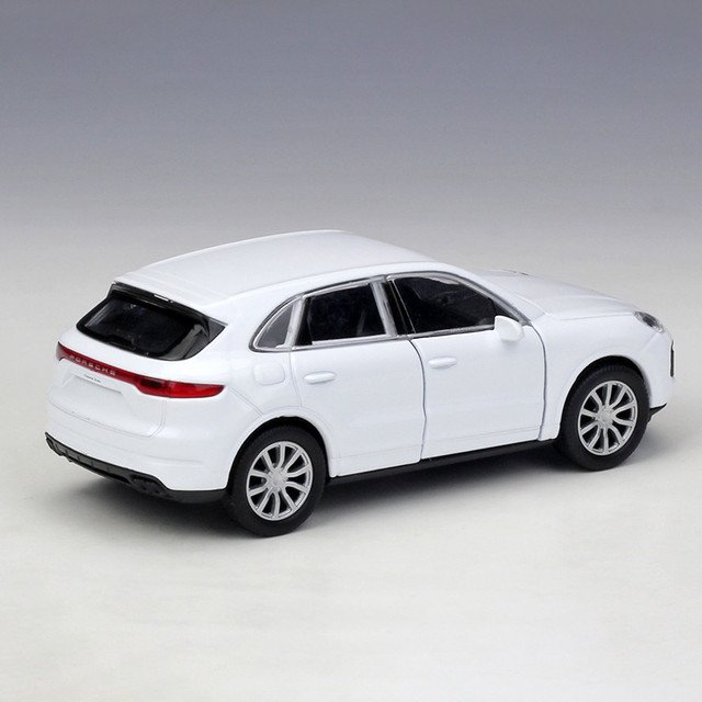 1:36 PORSCHE Cayenne Turbo SUV White Car Pull Back Diecast Model Toy ...