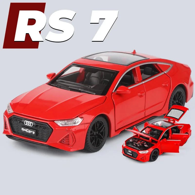 1:32 Audi RS7 Coupe red Car Sports Model Diecasts Vehicles Sound and ...