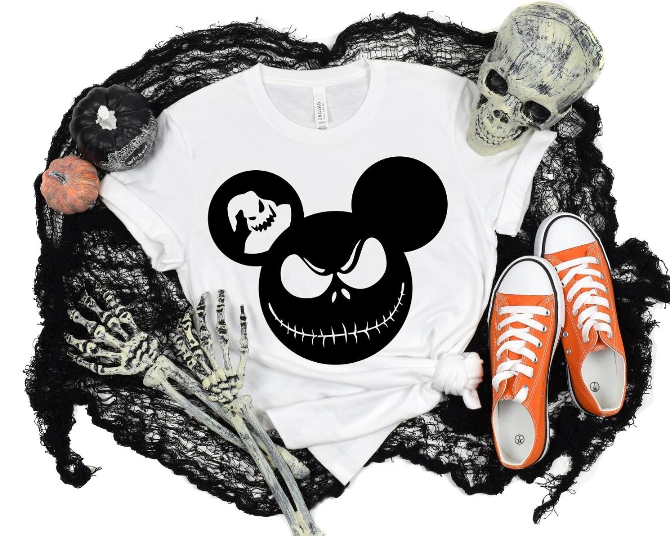 Nightmare Before Christmas, Disney Mickey Head Oogie Boogie Man Shirt ...
