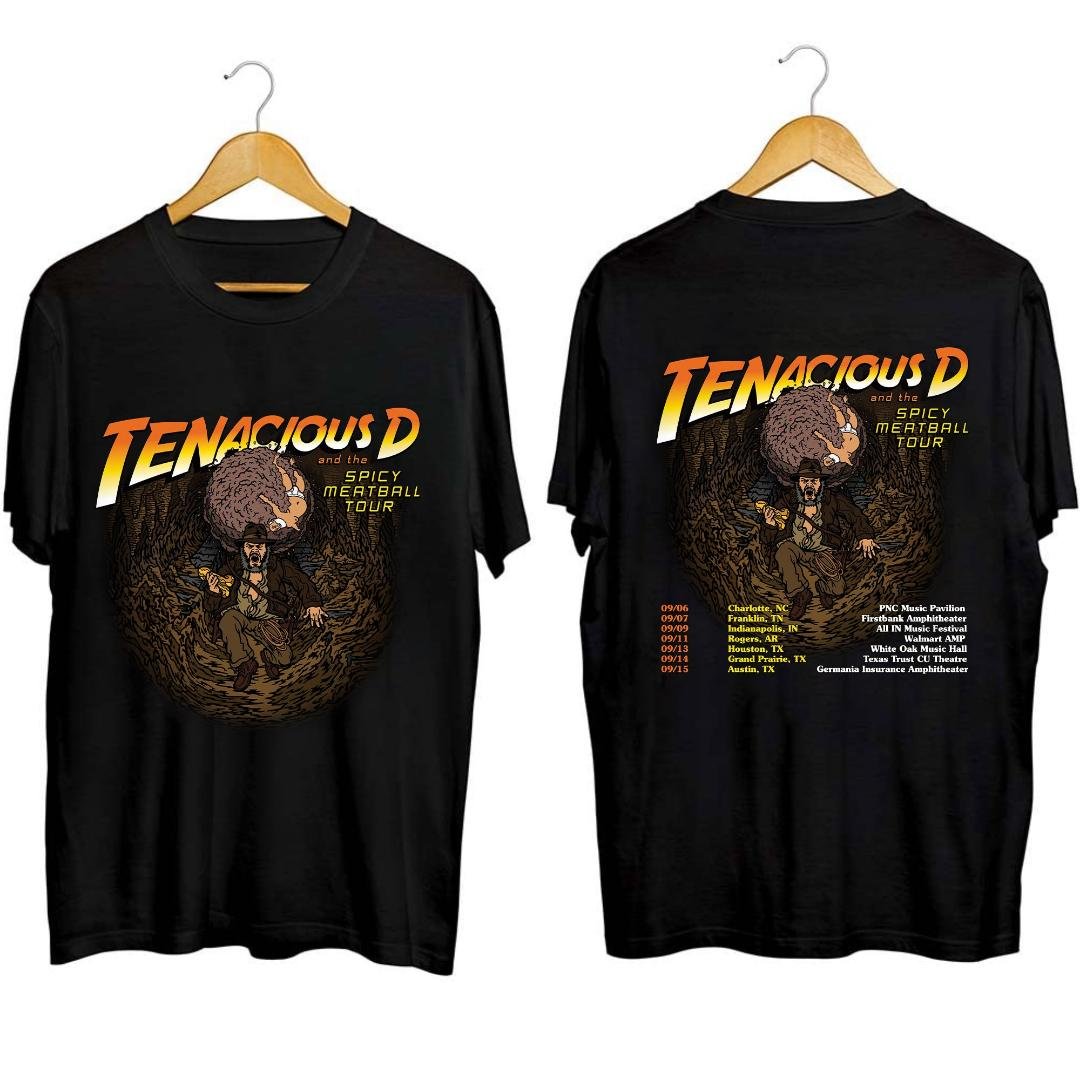 Tenacious D Band Fan Shirt, Tenacious D Spicy Meatball Tour 2023 Shirt