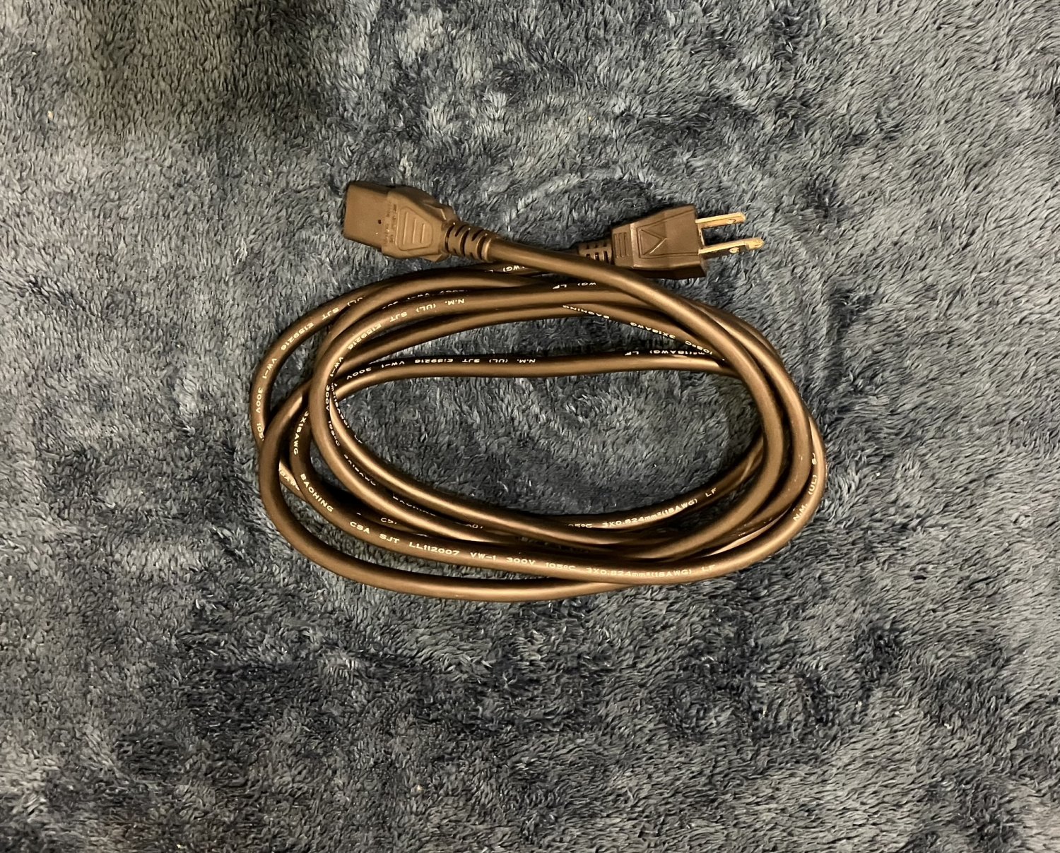 Standard AC Power Cable - 3 Prong