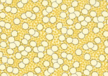 BTY Moda American Jane Wee Play Yellow Dot Puffs Retro Kids Quilting ...