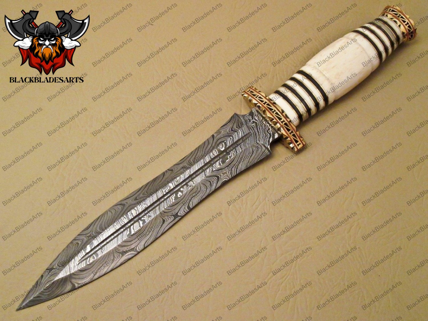 Amazing Damascus Dagger Knife Custom Handmade Damascus Steel Hunting ...