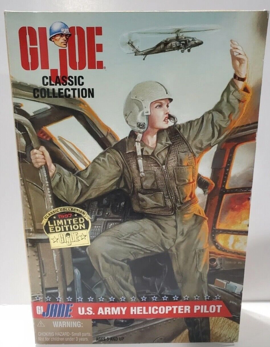 1997 Hasbro GI Joe - JANE - US Army Helicopter Pilot Classic Collection New