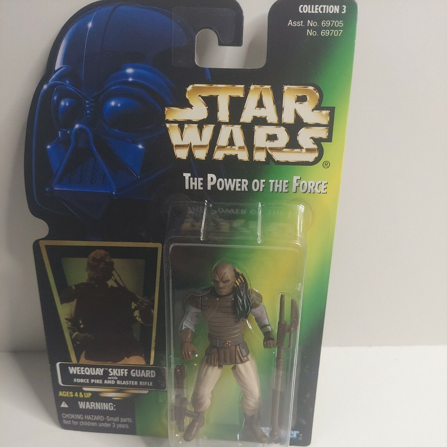 Hasbro Star Wars Power Of The Force Green Card Weequay Skiff Guard ...