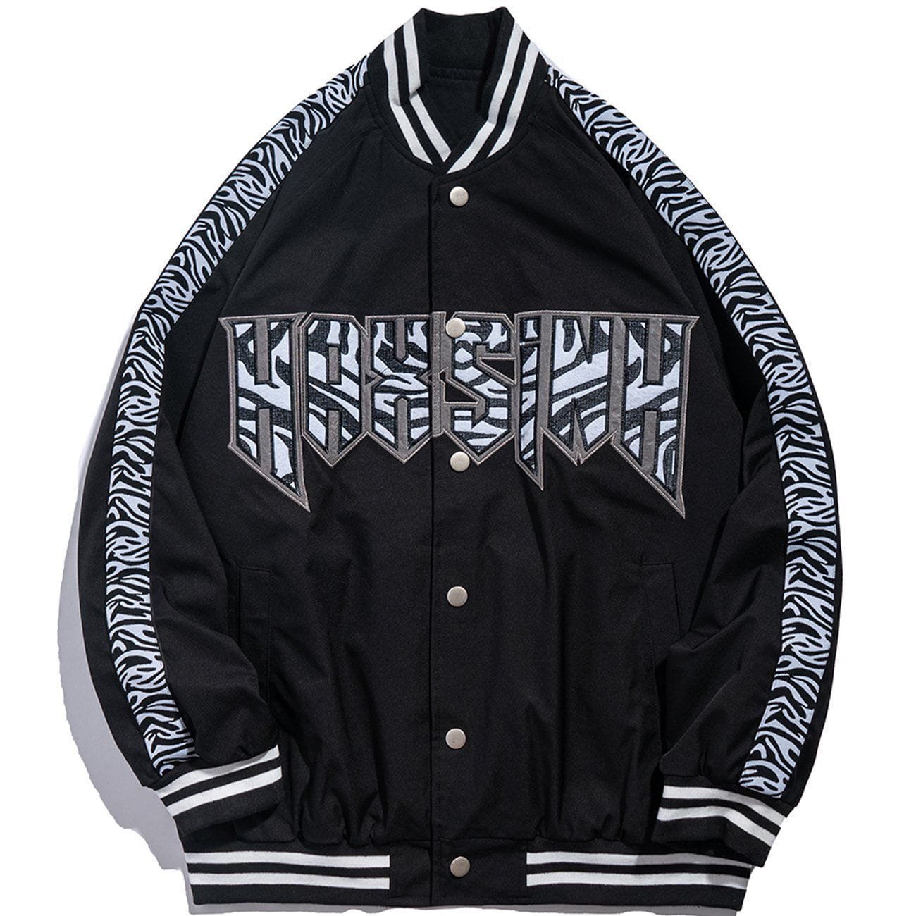 Zebra Pattern Patchwork Jacket