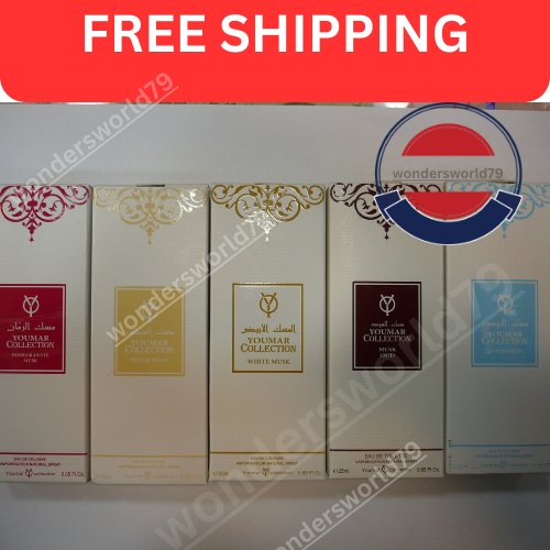 Musk Perfume spray 25ml Youmar Collection 5 SMELLS