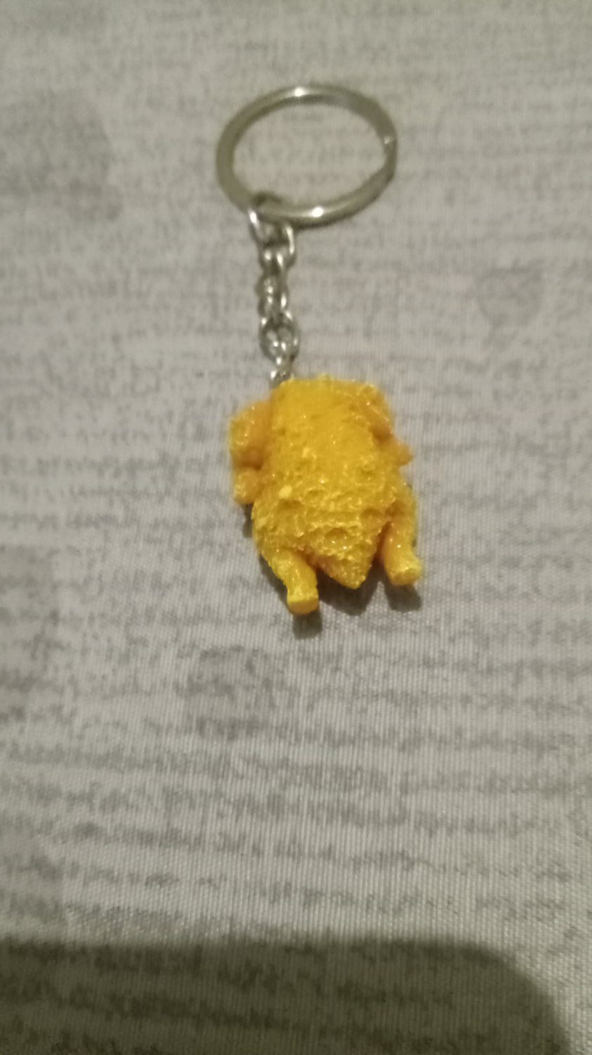 Fried Chicken Themed Keychain