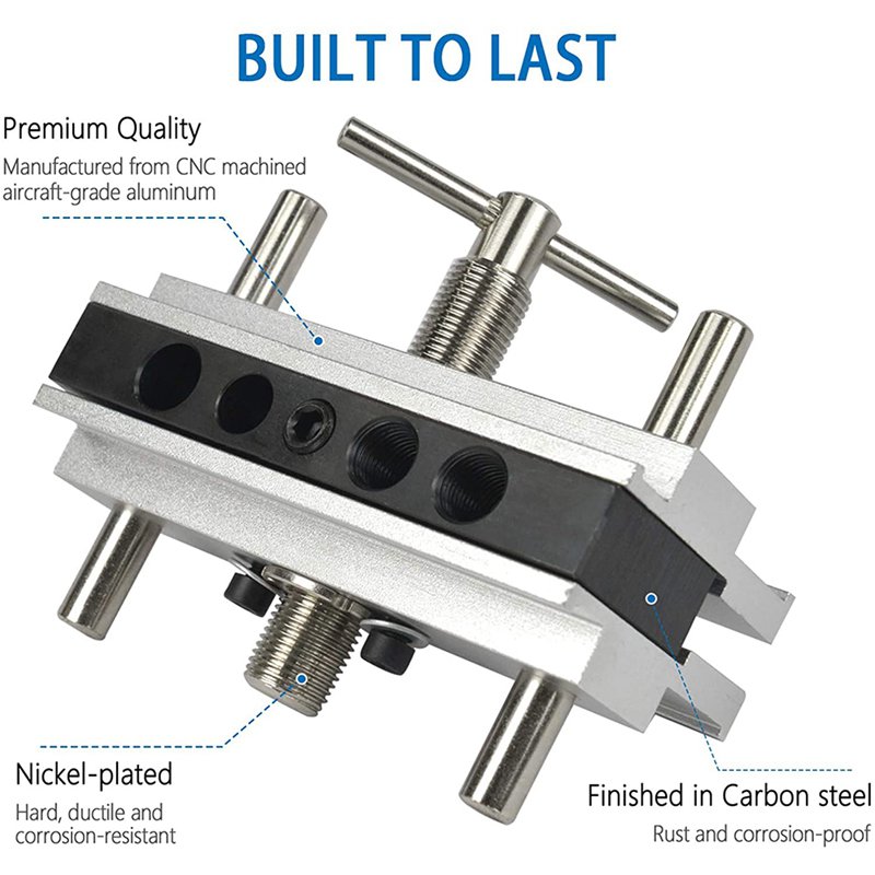 Self-Centering Pin Fixture Kit with 6 Drill Bit Sets, Drill Guide Sets ...