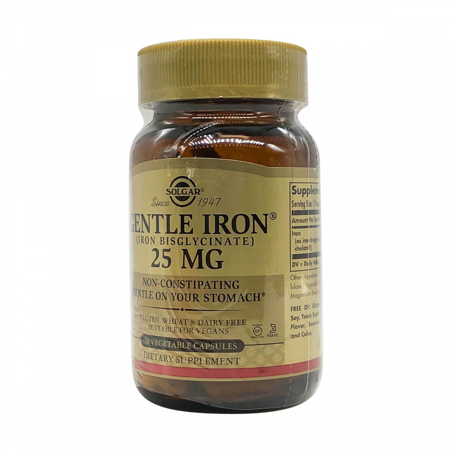 Solgar - Gentle Iron 25mg (90 Ct)