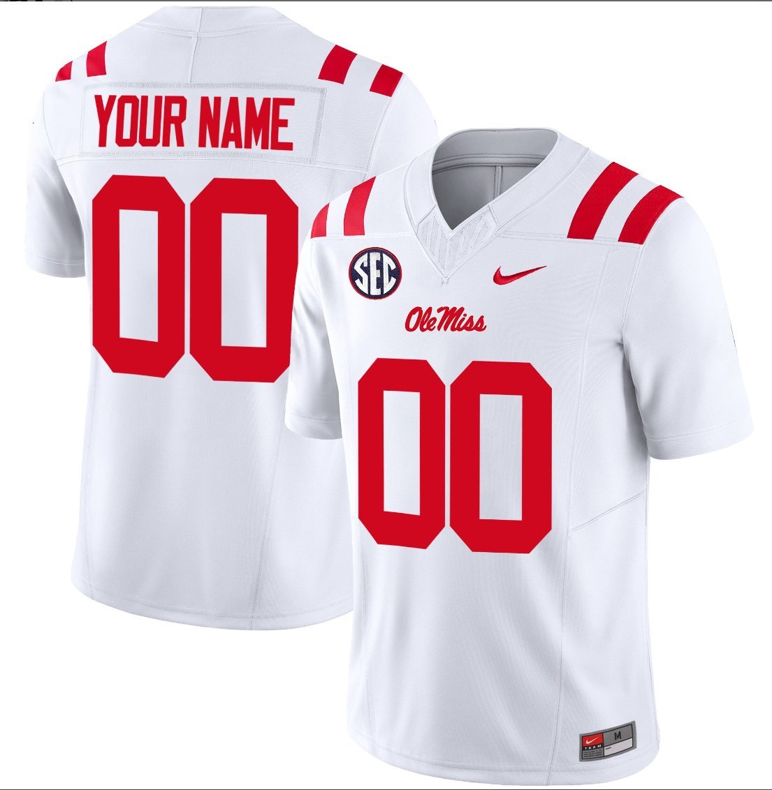 Custom Ole Miss Rebels Jersey Name and Number Football Vapor Limited ...