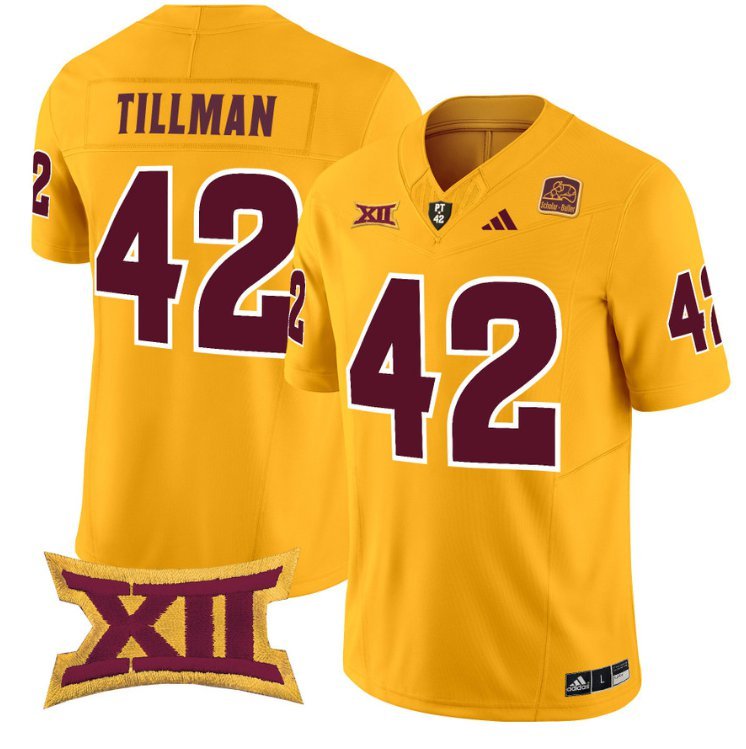 Pat Tillman Jersey #42 Arizona State Sun Devils Vapor Limited College ...