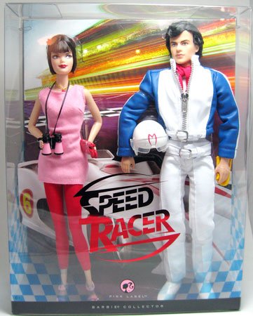 BARBIE Set Movie Speed Racer & Trixie MIB Pop Culture