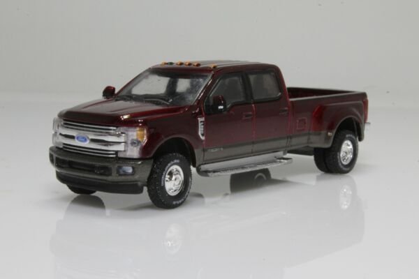 Diecast 2019 Ford F 350 Dually Lariat Pickup Truck 1:64 Scale F350 Red