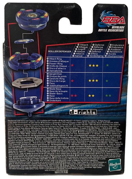 Roller Defenser Original Series Beyblade 26 Toys