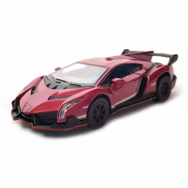 Diecast 5" Lamborghini Veneno Red 1/36 Scale Toys