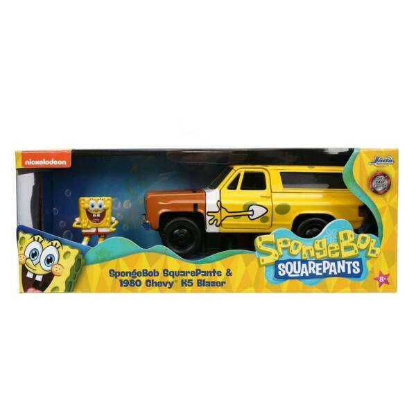 Diecast Hollywood Rides Spongebob Squarepants 1980 Chevy K5 Blazer 1/32 ...