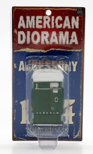 Diecast American Diorama Vending Machine 1:24 Scale Green Toys