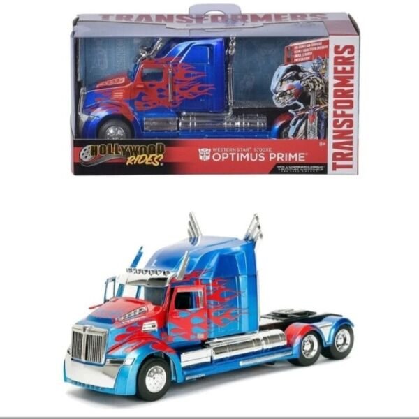 Diecast Western Star 5700 Optimus Prime Robot On Chassis "Transformers ...