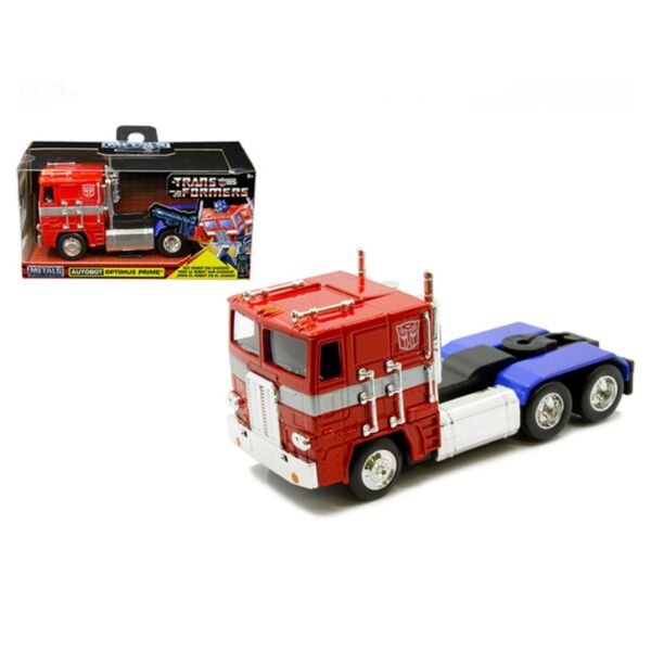 Diecast 1:32 Transformer G1 Optimus Prime Autobot Model Car Red Toys
