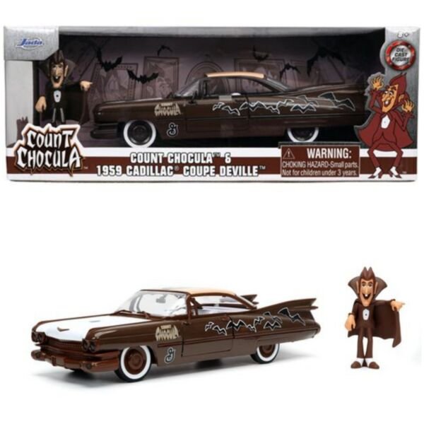 Diecast Count Chocula And 1959 Cadillac Coupe Deville Figures Toys