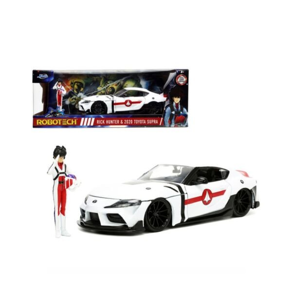 Diecast Robotech Rick Hunter Figure 2020 Toyota Supra 1/24 Scale Toys