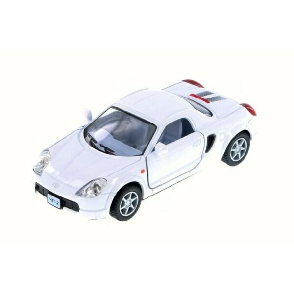Diecast 5" Toyota Mr2 Model Toy Car 1:32 Scale White Color Toys