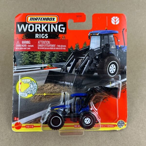 Diecast 2022 Working Rigs New Holland Bidirectional Tractor Blue 16/16 Toys