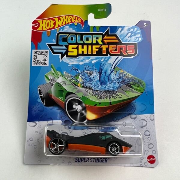 Diecast Color Shifters Super Stinger Green Orange 1:64 Scale Car 2022 Toys