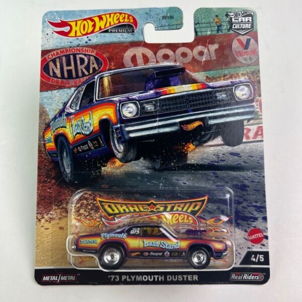 Diecast Premium 73 Plymouth Duster Drag Strip Demons 4/5 Car Culture Toys