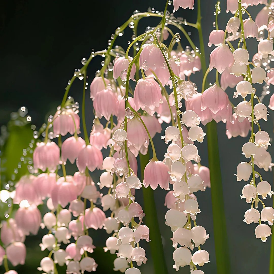 50 Seeds Lily Of The Valley Convallaria Majalis Pink Fresh Garden