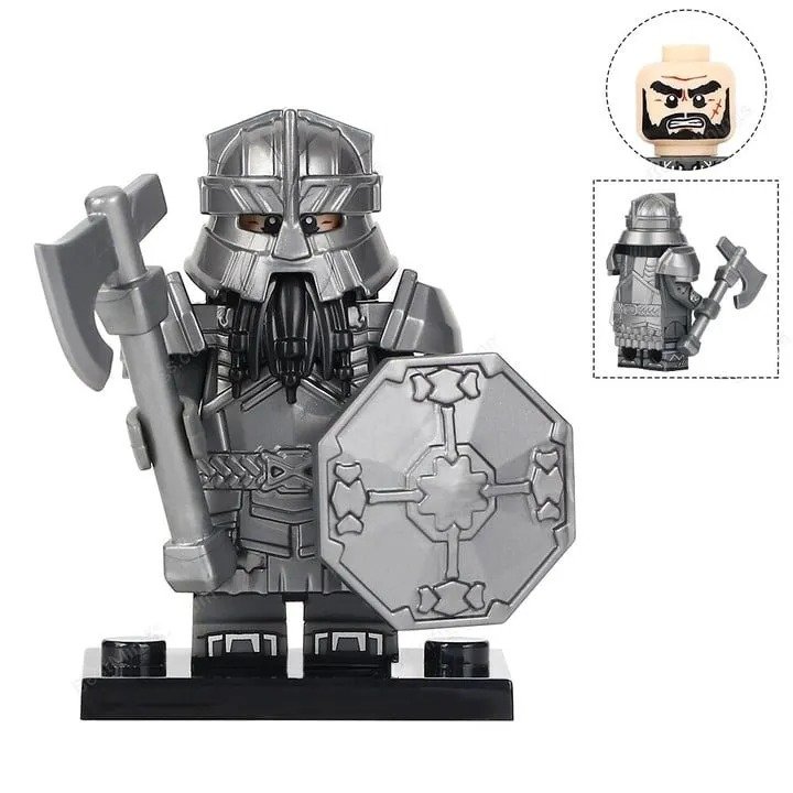 Erebor Armoured Dwarf Guard The Hobbit The Lord of the Rings Minifigures