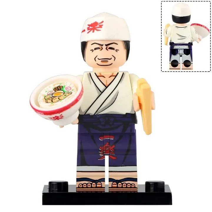 Naruto Shippuden Teuchi Ramen Ichiraku Minifigures Accessories Building ...