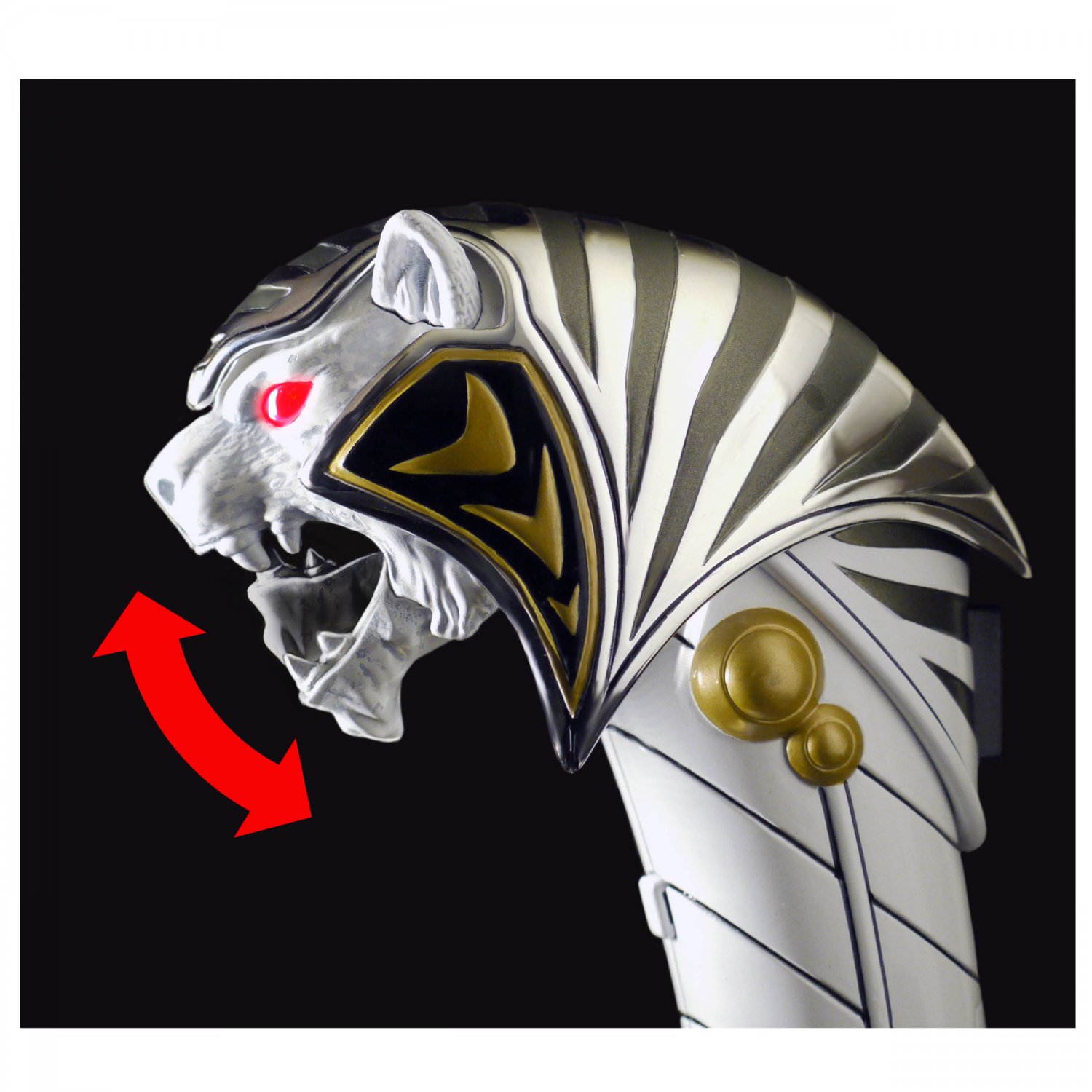 SOLD Mighty Morphin Power Rangers White Ranger Legacy Saba Sword by Bandai