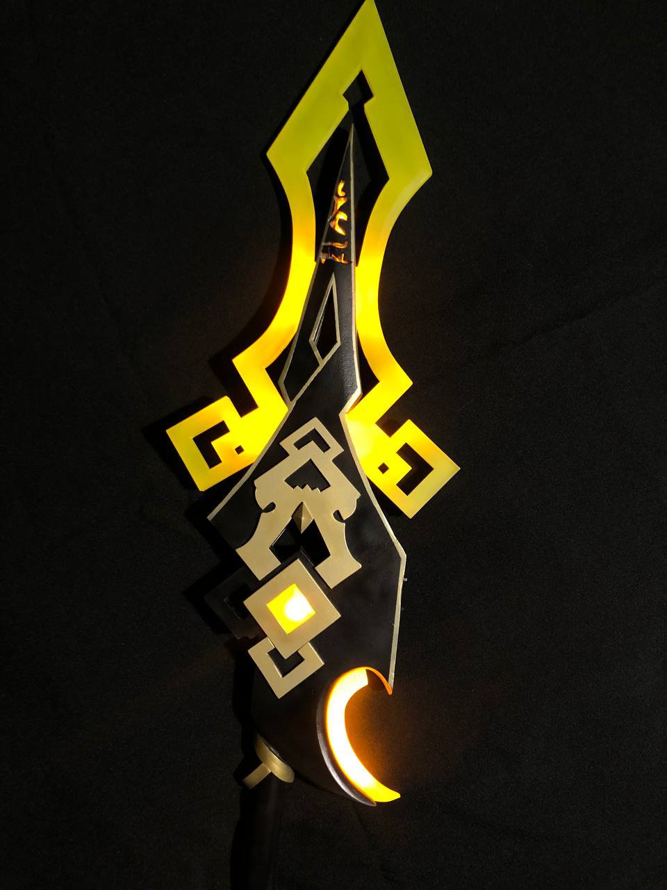 Vortex vanquisher from Genshin Impact with LED