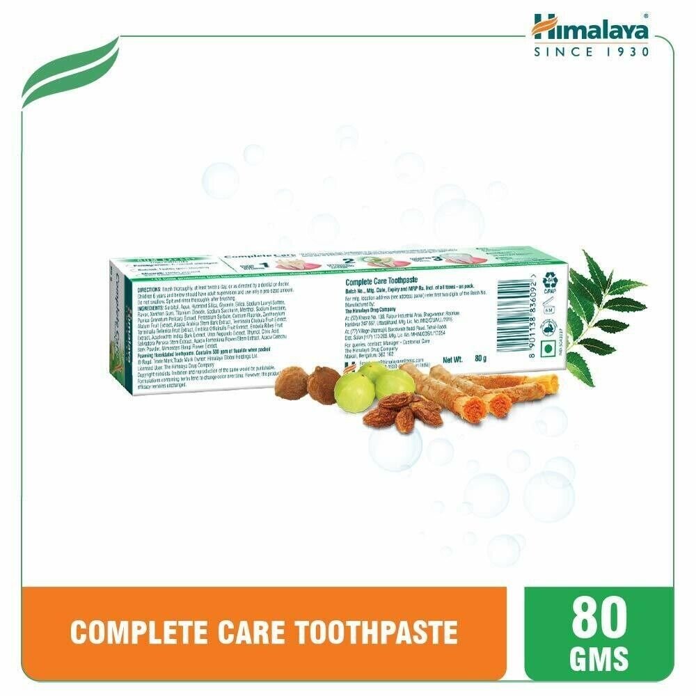 Himalaya Herbals Complete Care Toothpaste, 80g