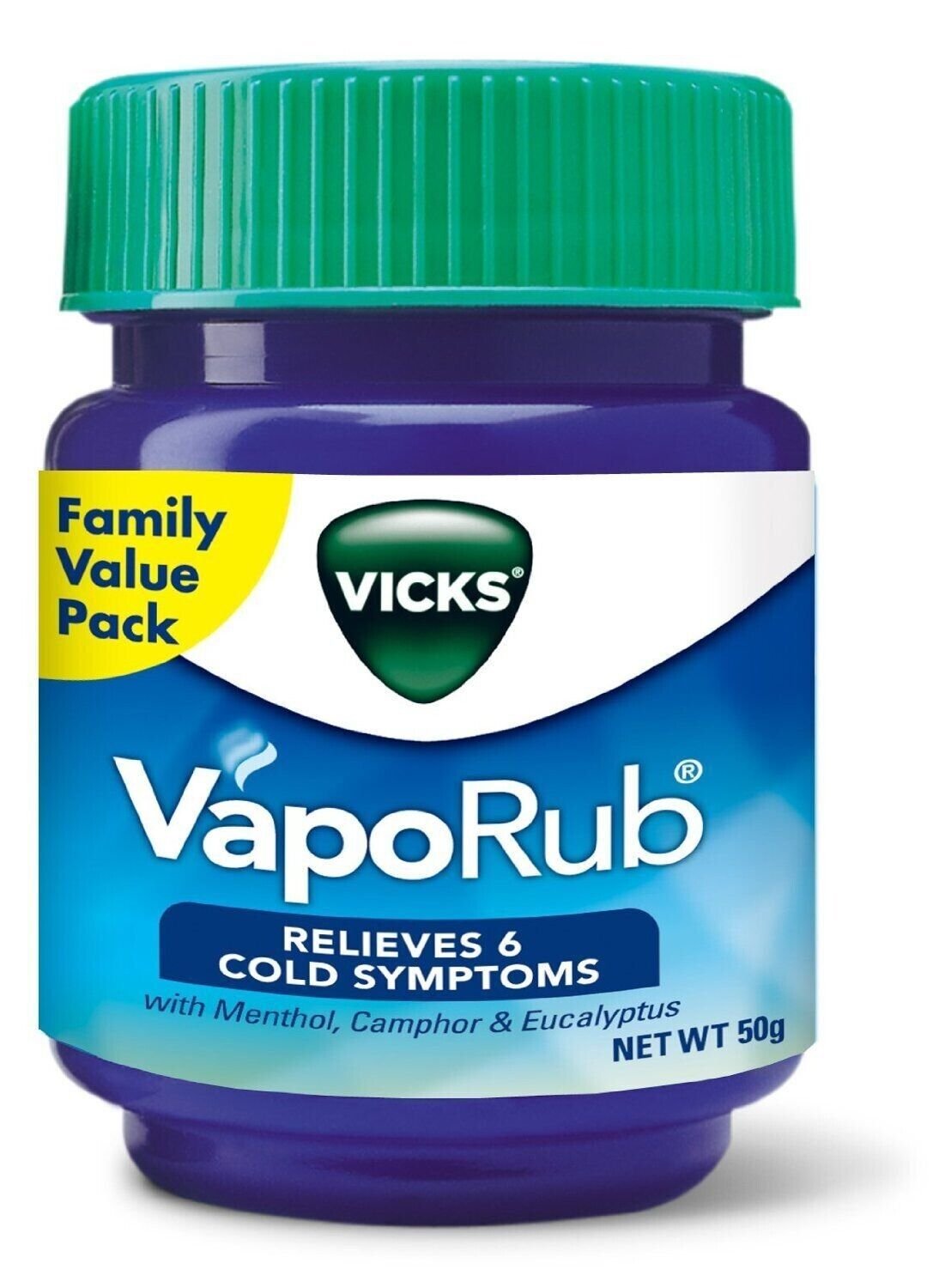 Vicks Vaporub Ointment Vaporizing blocked nose cough Nasal headache ...
